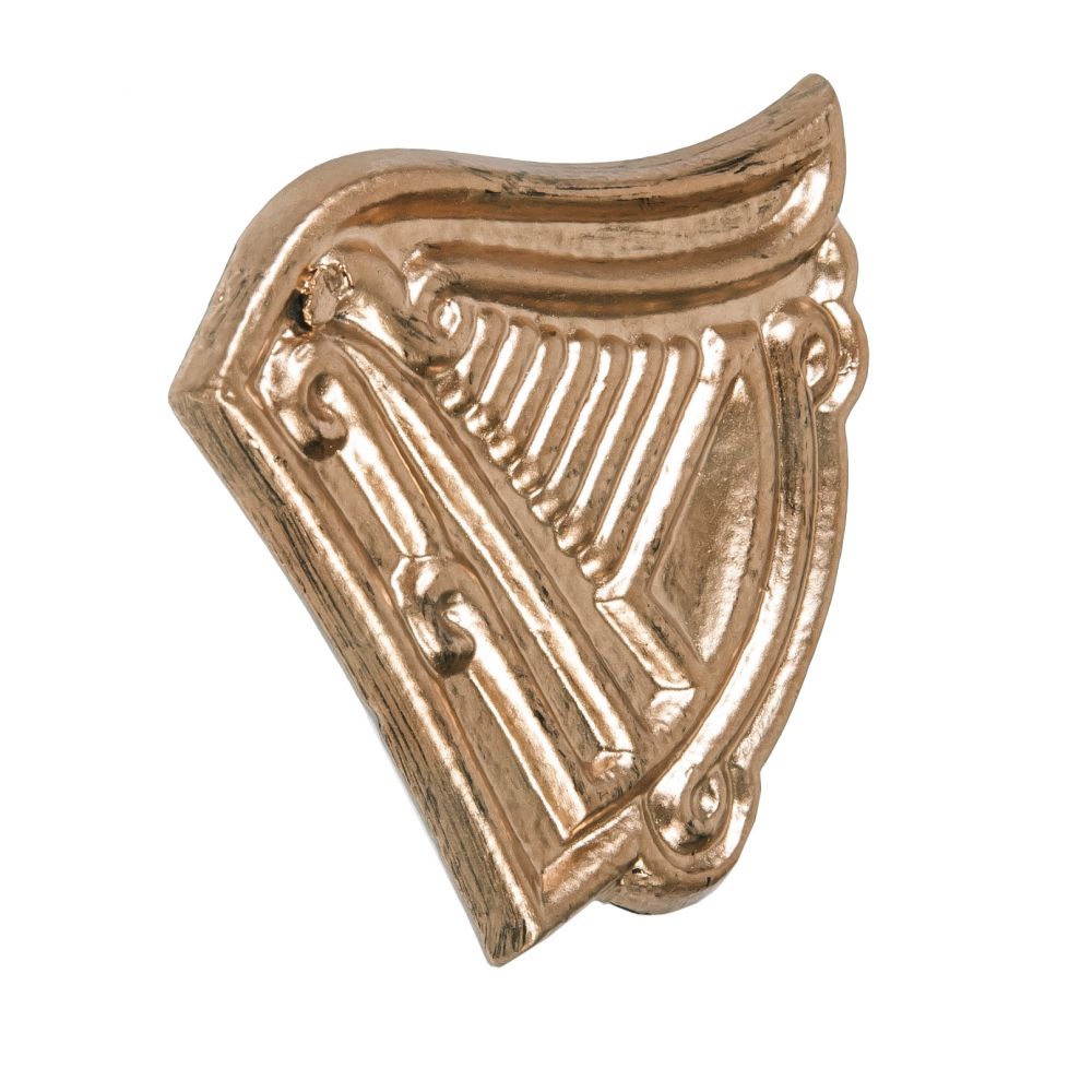 Irish Harp Post and Parcel Box With Column | Black Country Metalworks