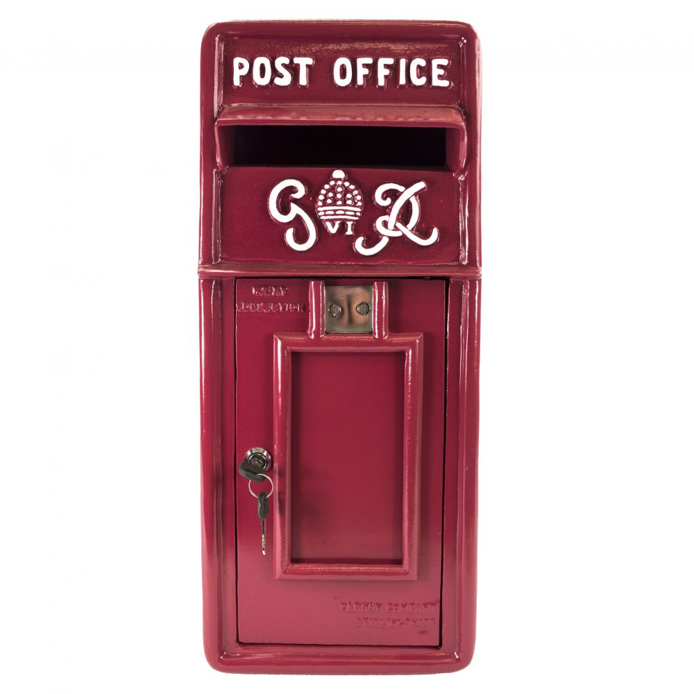 "Cherry Pie" Slim King George Post Box | Black Country Metalworks