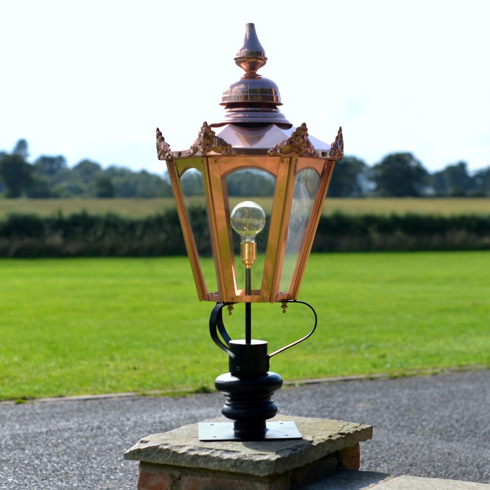 Copper Harrogate Lamp Post 2.25m | Black Country Metalworks