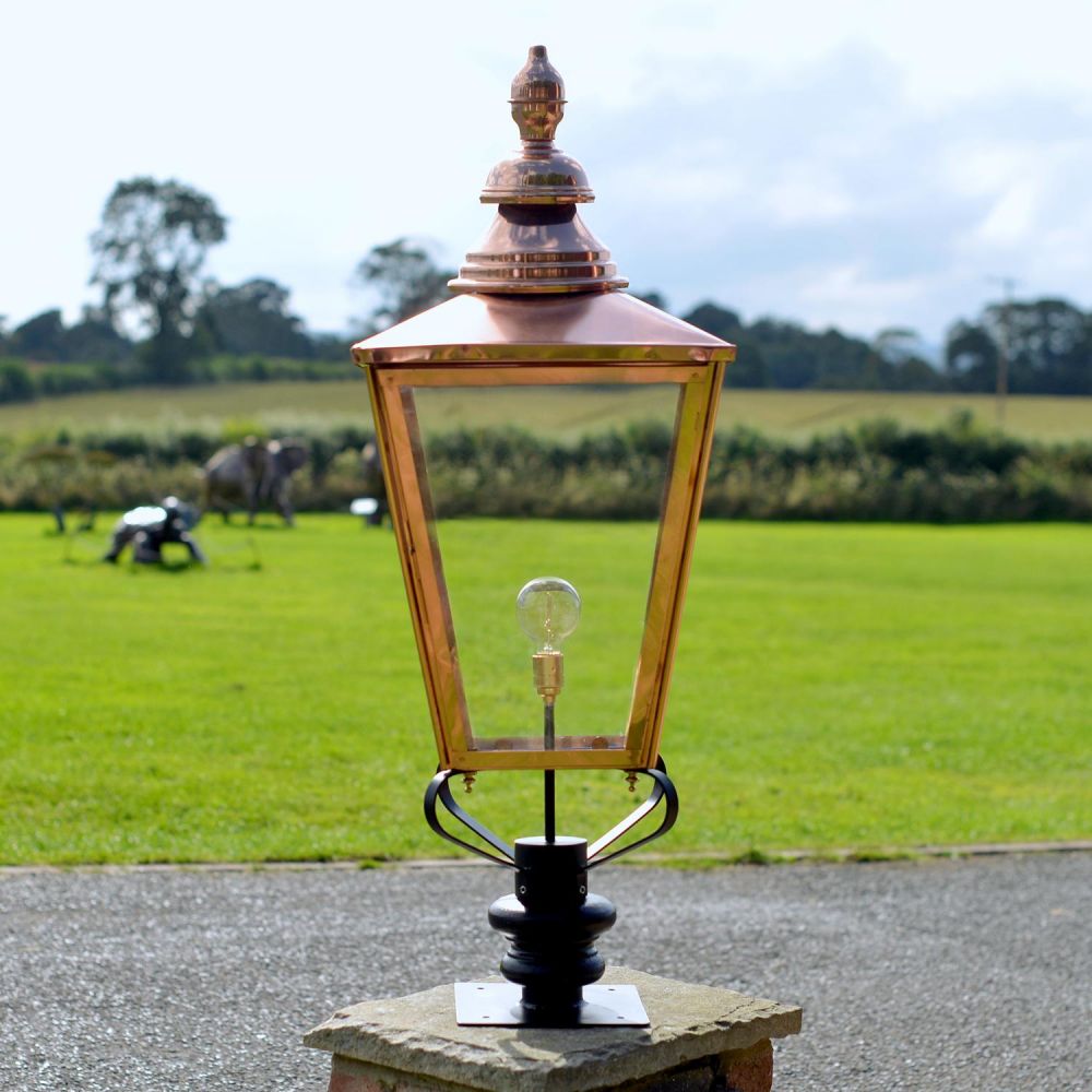 Victorian Lamp Post - Copper 3.2m | Black Country Metalworks