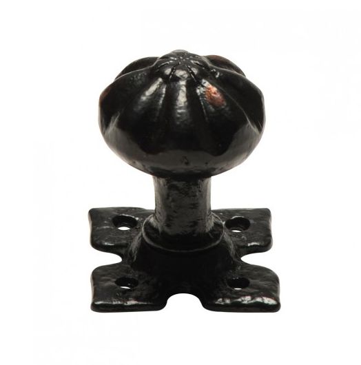 Medieval Style Cast Iron Rim Knob Set | Black Country Metalworks