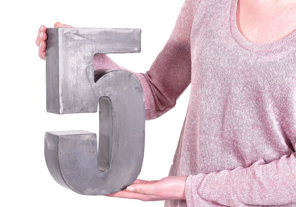 “Bigger and Bolder” 12” Fabricated Steel Numbers | Black Country Metalworks