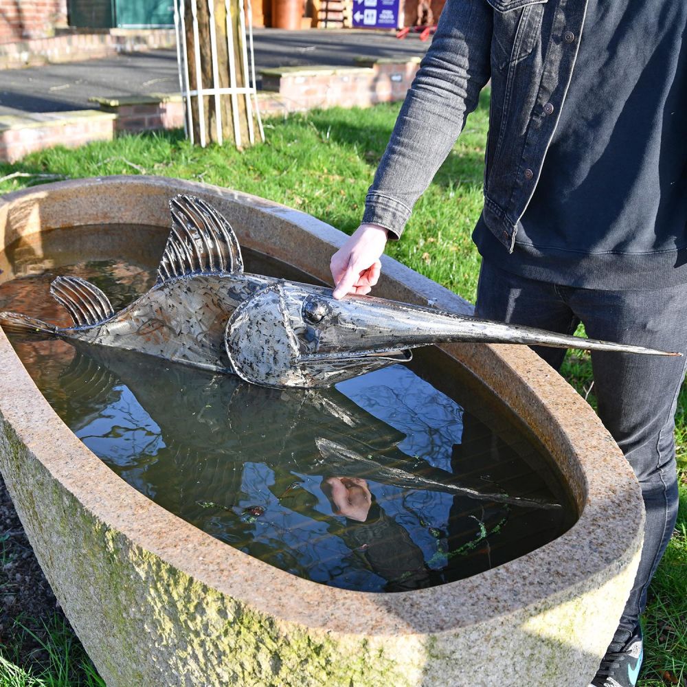 Metal Swordfish Sculpture | Black Country Metalworks