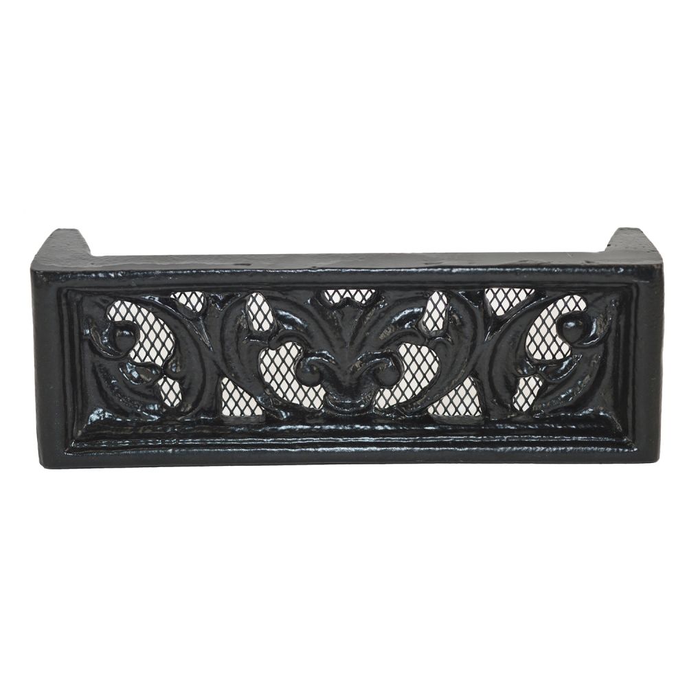 Black Finish Cast Iron Air Brick 9x3 | Black Country Metalworks