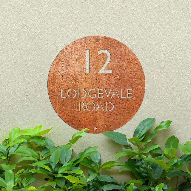 House Number Signs & Plaques | Black Country Metalworks