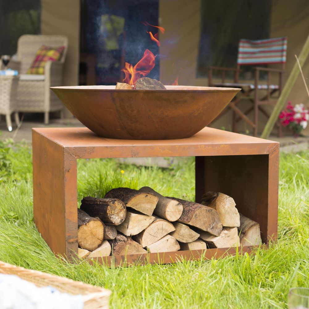 Fire Pits & Braziers | Outdoor Fireplaces | Outdoor Living | Black ...