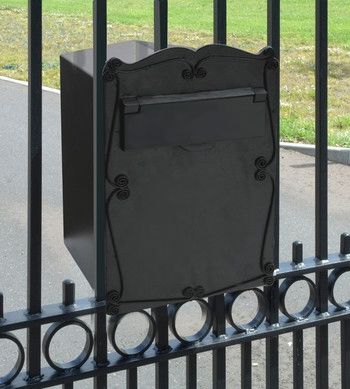 Gate Post Boxes l For Mounting Into Gates & Railings | Black Country ...