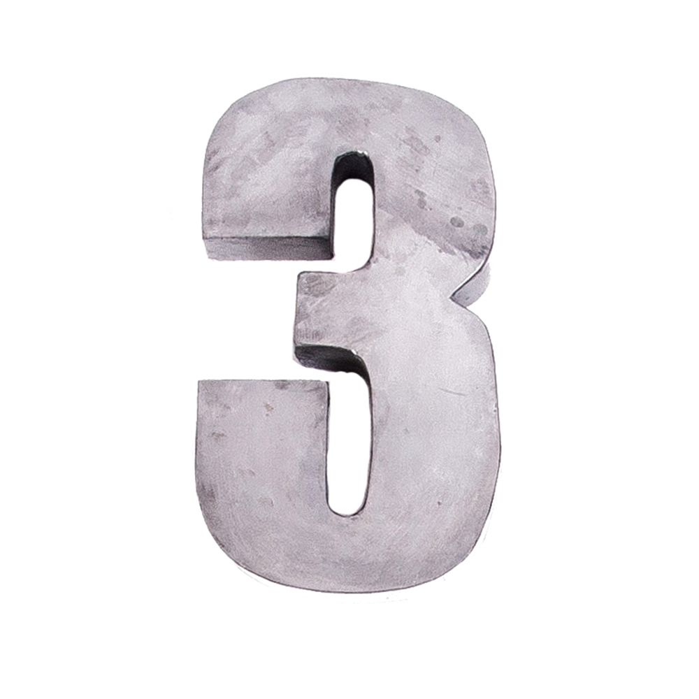 “Bigger and Bolder” 12” Fabricated Steel Numbers | Black Country Metalworks