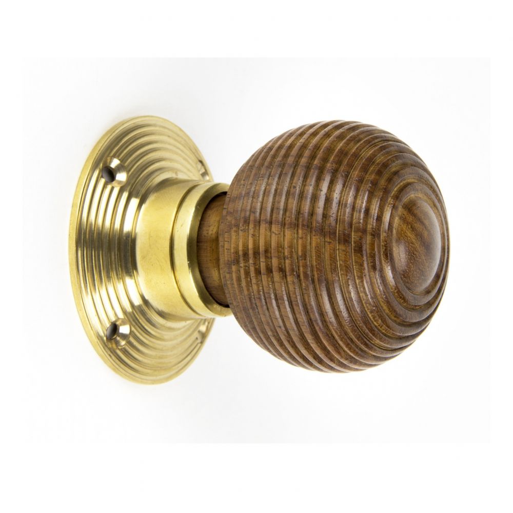 Door knobs & Rim Knobs Created In Natural Wood | Black Country Metalworks