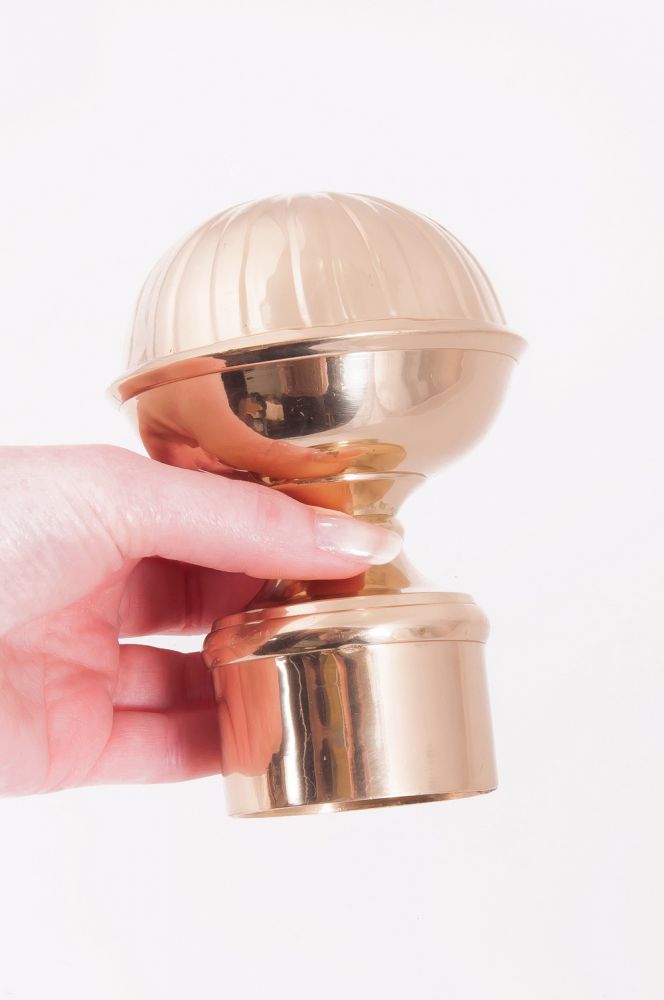 Curtain Finial - “Vanderbilt Ball” | Black Country Metalworks