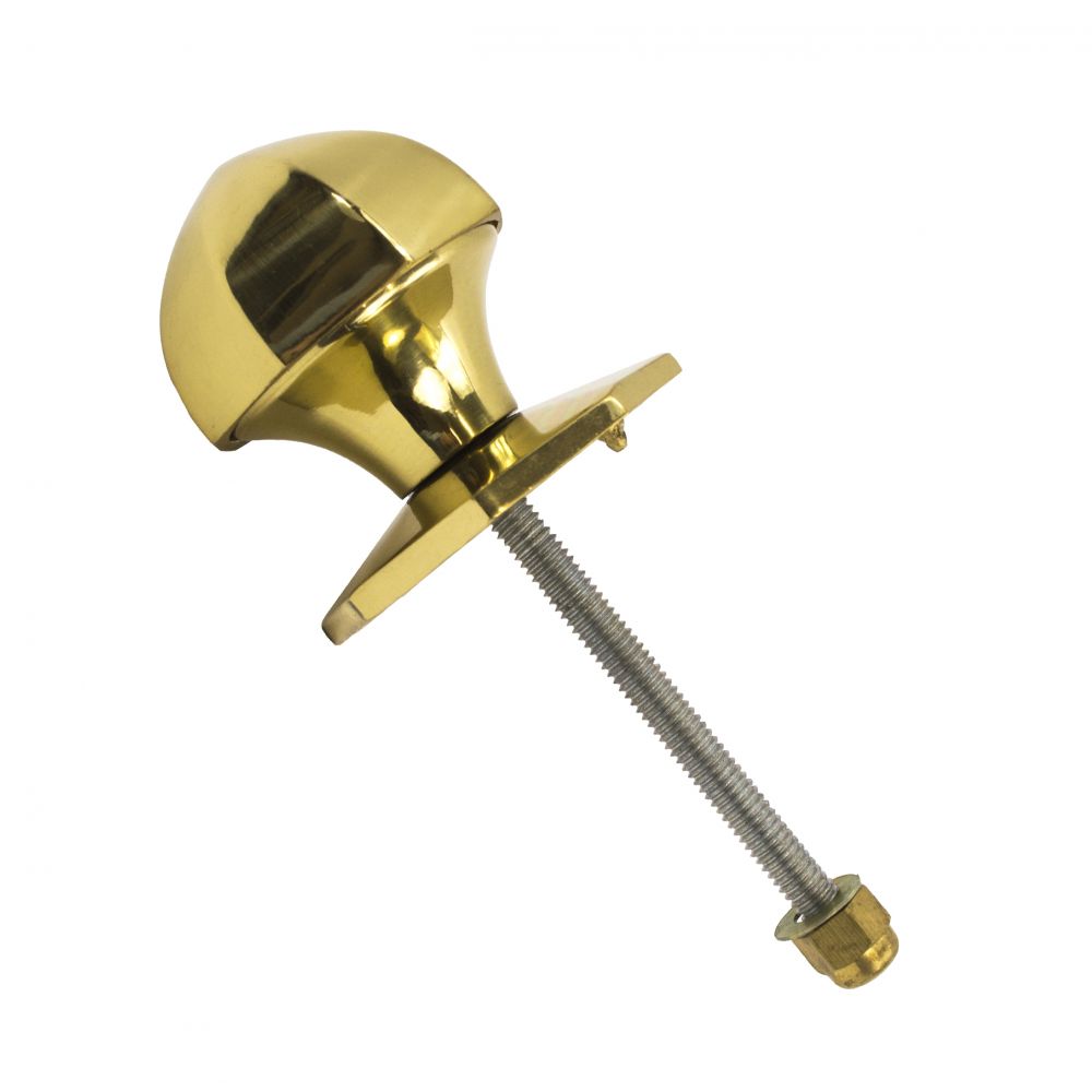 Octagonal Pointed Center Door Knob | Black Country Metalworks