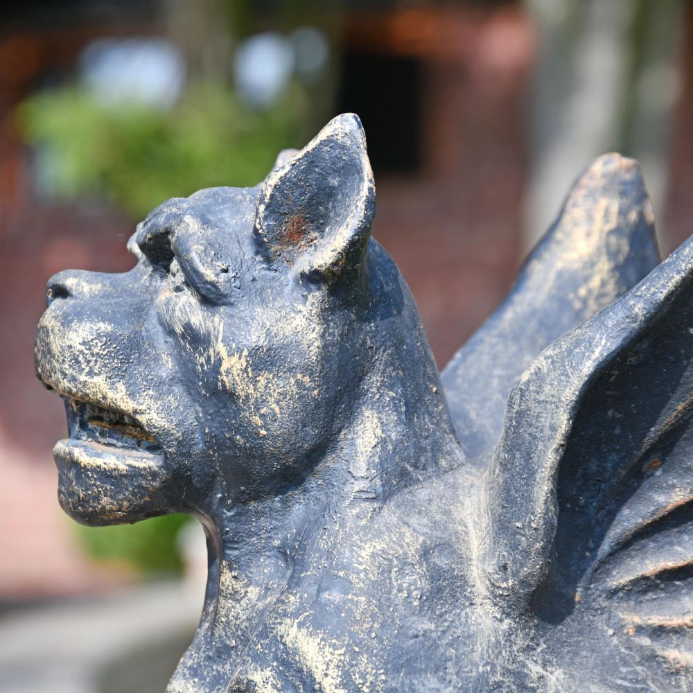 Antique Gold "Gothic" Gargoyle Sculpture | Black Country Metalworks