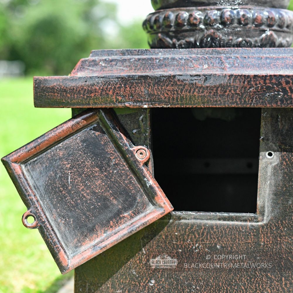 "Lord Regus" Antique Brown Ornate Gothic Cast Iron Lamp Post 2.5m ...
