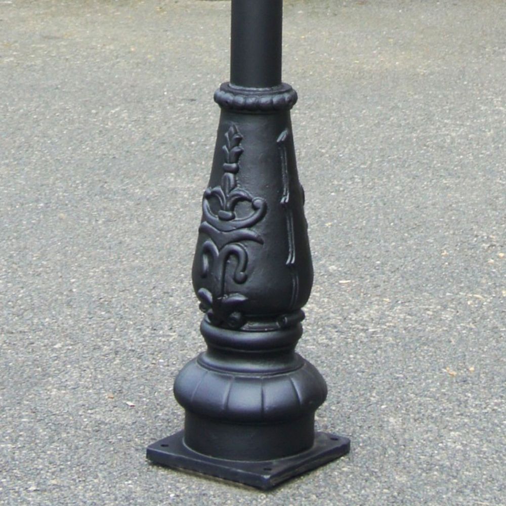 Lincoln Swan Neck & Lamp Post 3.4m | Black Country Metalworks