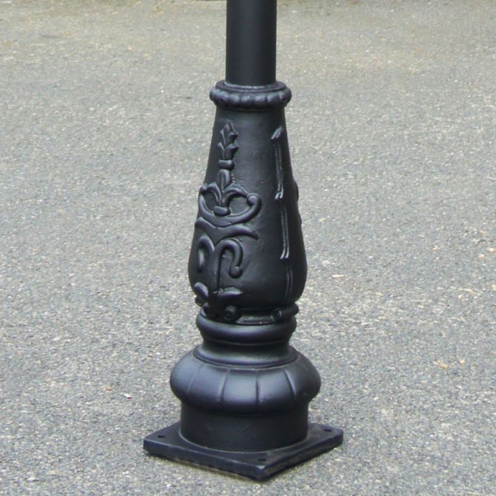 Copper Lincoln Swan Neck & Lamp Post 3.4m | Black Country Metalworks