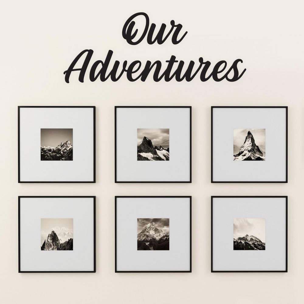 Our Adventures Wall Art | Black Country Metalworks