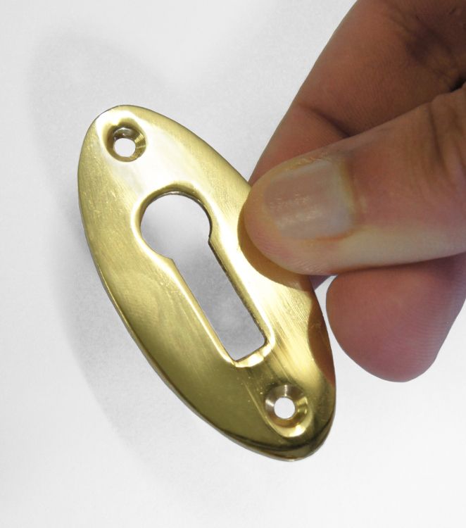 Brass Classic Escutcheon | Black Country Metalworks