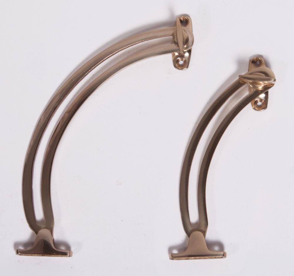 Brass Curved Quadrant Window Stays | Black Country Metalworks
