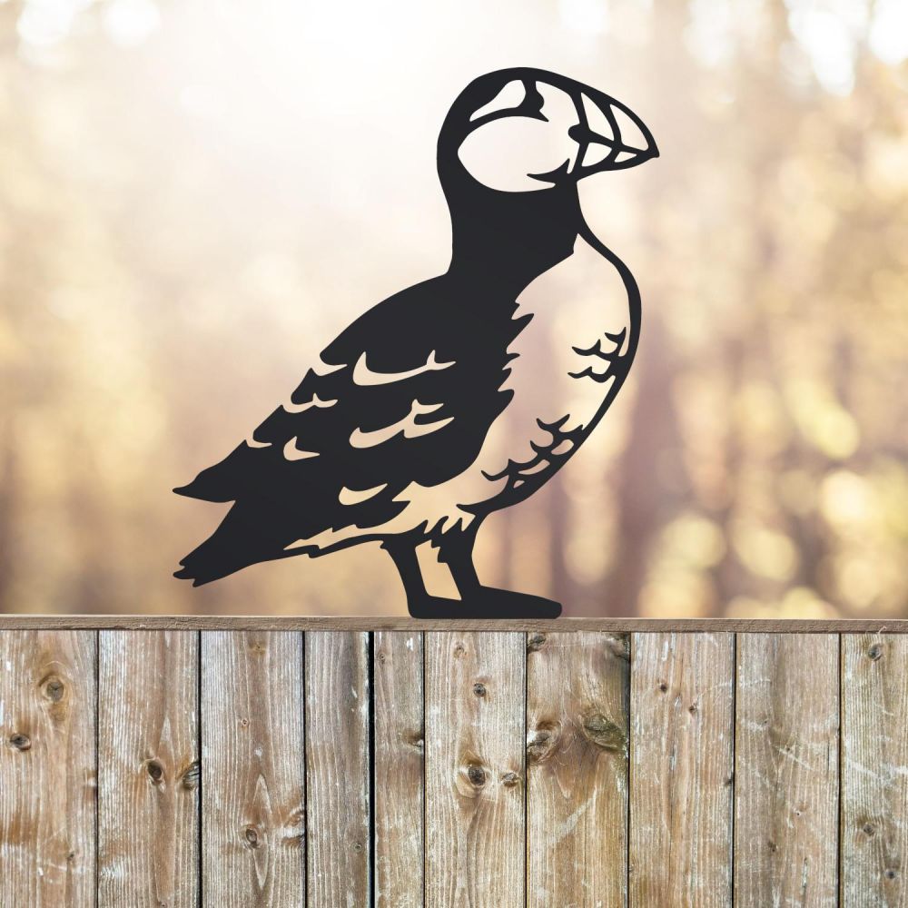Puffin Sheet Steel Fence Topper in Black Finish | Black Country Metalworks