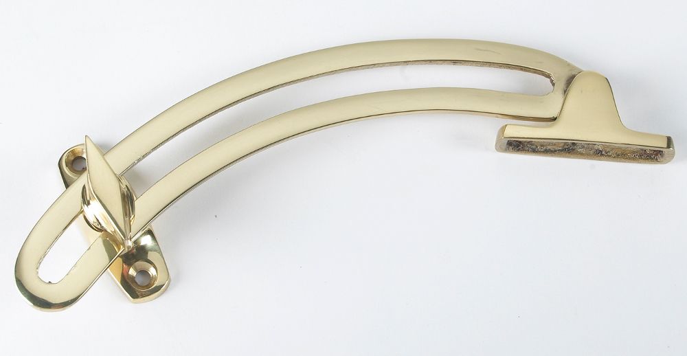 Brass Curved Quadrant Window Stays | Black Country Metalworks