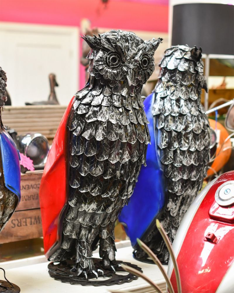 Hero Recycled Metal Robot Sculpture | Black Country Metalworks