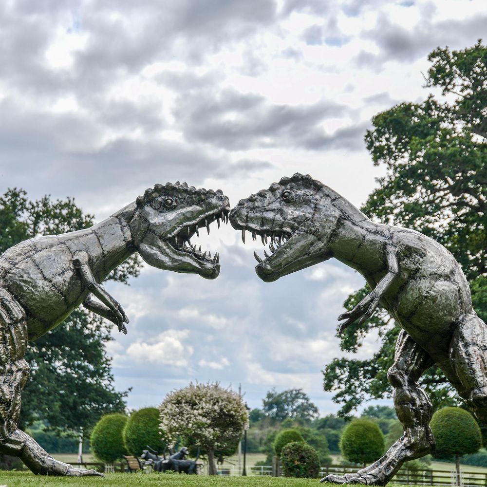 Recycled Metal T-Rex Sculpture | Black Country Metalworks