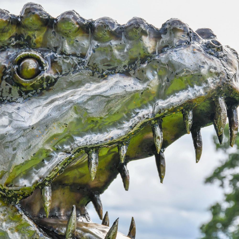 Recycled Metal T-Rex Sculpture | Black Country Metalworks