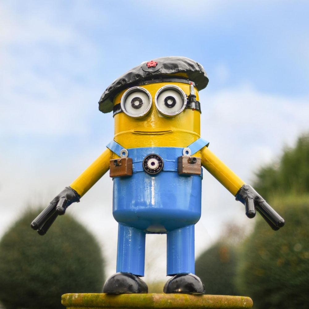 Hero Recycled Metal Robot Sculpture | Black Country Metalworks