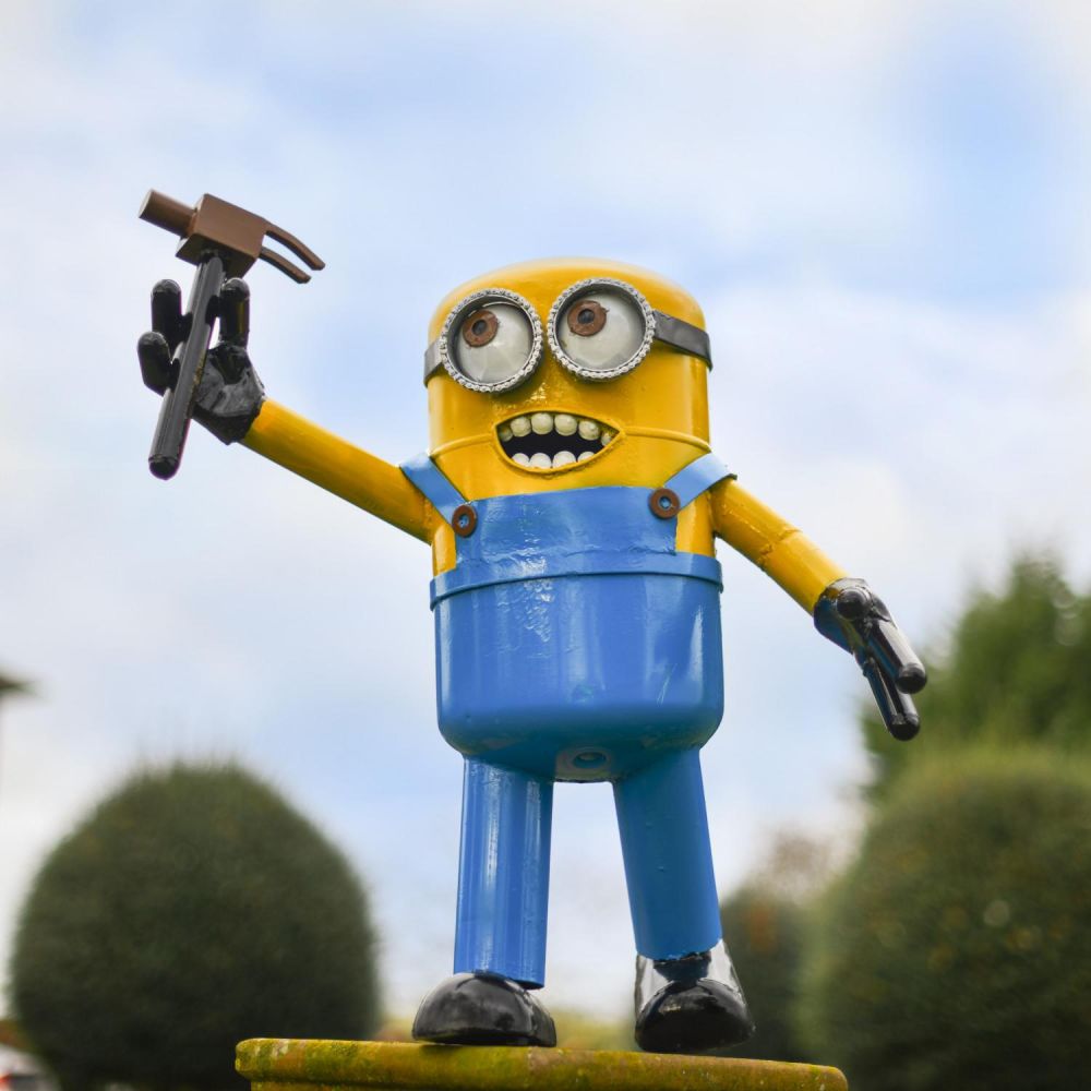 Hero Recycled Metal Robot Sculpture | Black Country Metalworks