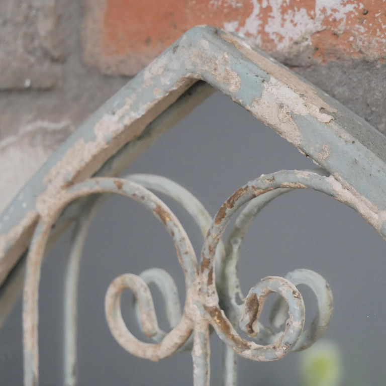 Rustic Arch Wall Mounted Mirror | Black Country Metalworks