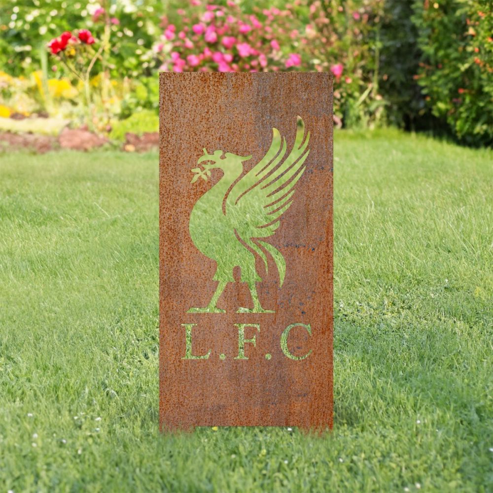Black Liver Bird Garden Screen | Black Country Metalworks