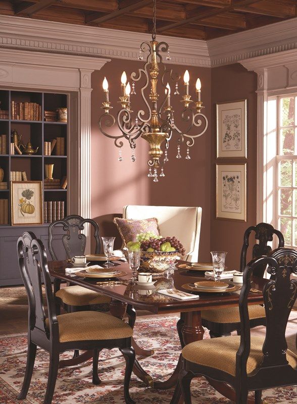 Thorbridge Estate Rustic Gold Vintage Candle Chandelier With Hanging Jewels Black Country Metalworks