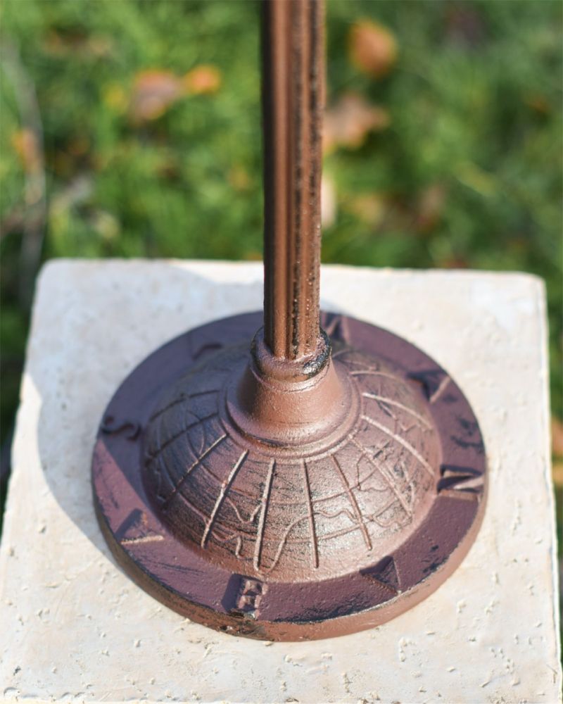 Rustic "Altair" Armillary On Stand | Black Country Metalworks
