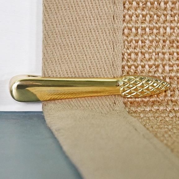 Trafalgar Traditional Stair Clip - Pair | Black Country Metalworks