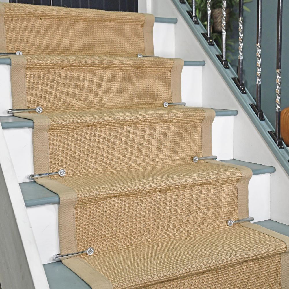 Welling Manor Florentine Stair Clips - Bright Chrome | Black Country ...