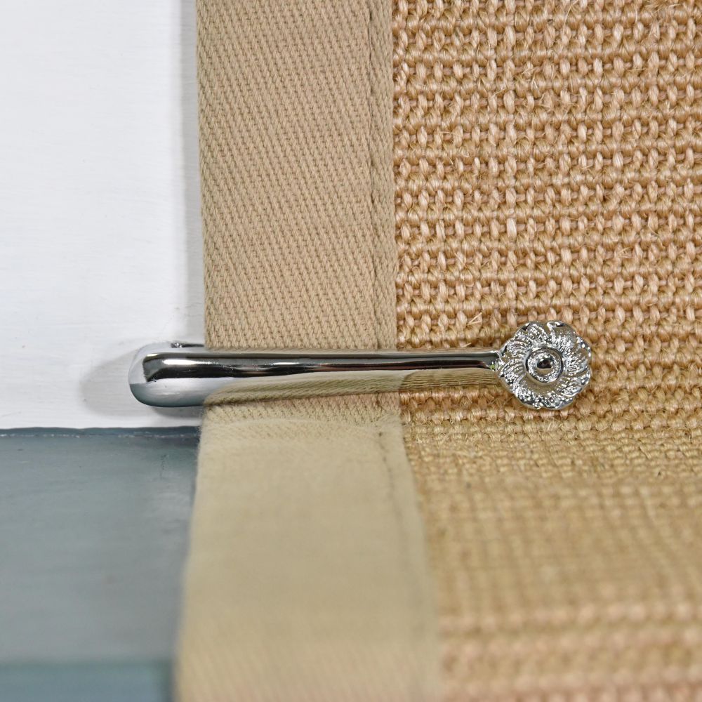 Welling Manor Florentine Stair Clips - Bright Chrome | Black Country ...