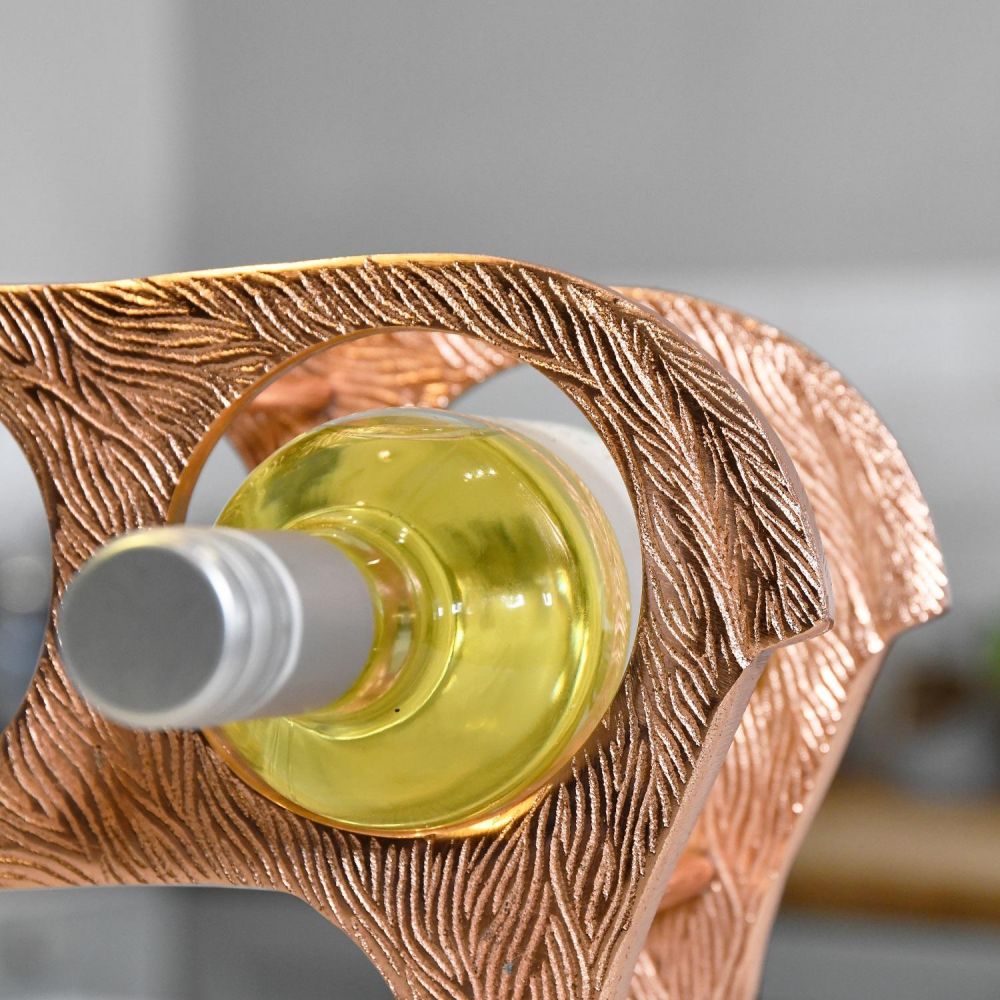 Copper 'Stag' Wine Rack | Black Country Metalworks