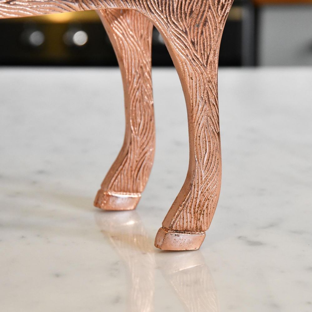 Copper 'Stag' Wine Rack | Black Country Metalworks