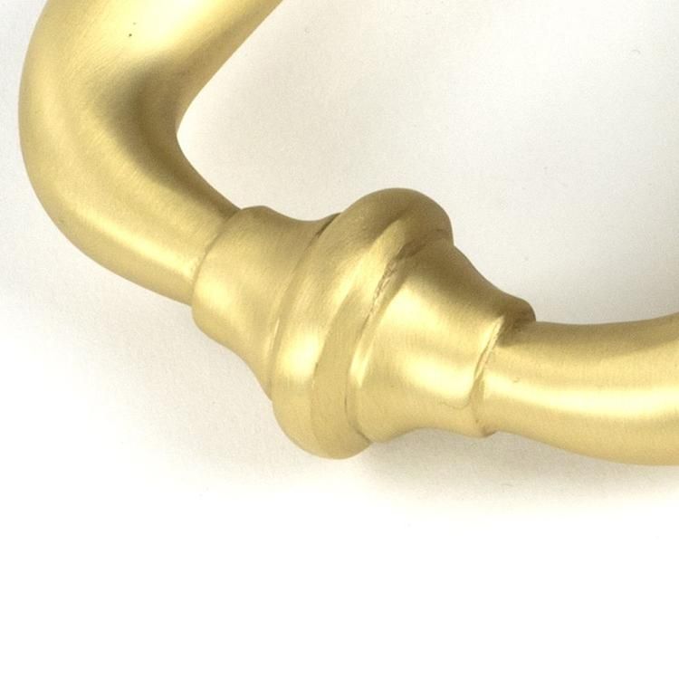 Aged Brass Traditional Loop Handle Door Knocker | Black Country Metalworks