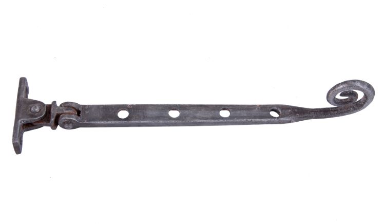 Curl Monkey Tail Window Stay | Black Country Metalworks