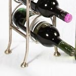 ’Monticello’ Space Saving Wine Rack (Small) | Black Country Metalworks