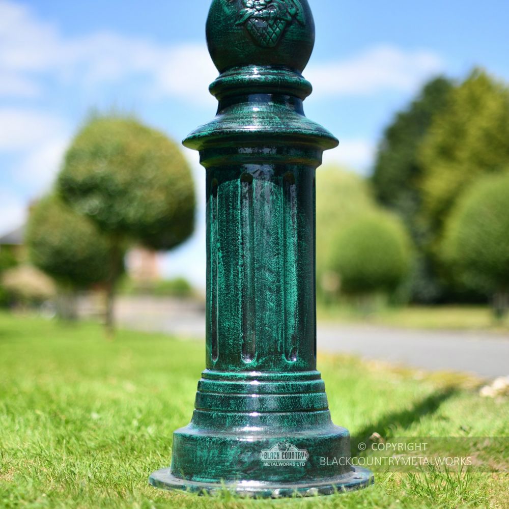 "Lady Calypso" Verdigris Green Ornate Victorian Cast Iron Lamp Post 3 ...