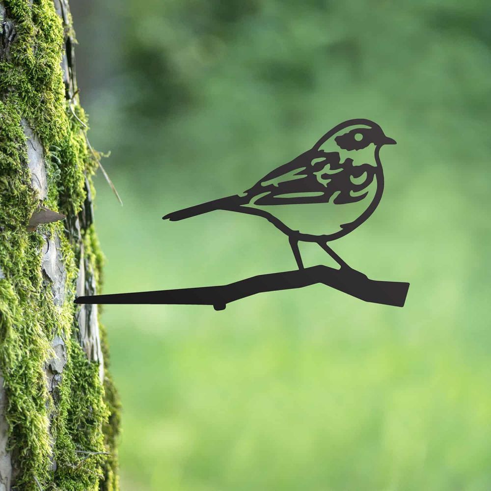 Steel Dunnock Tree Spike - Black | Black Country Metalworks