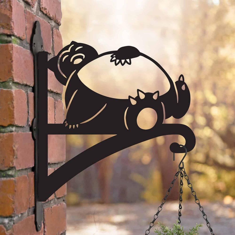 Steel First Evolution Giant Monster Hanging Basket Bracket | Black ...