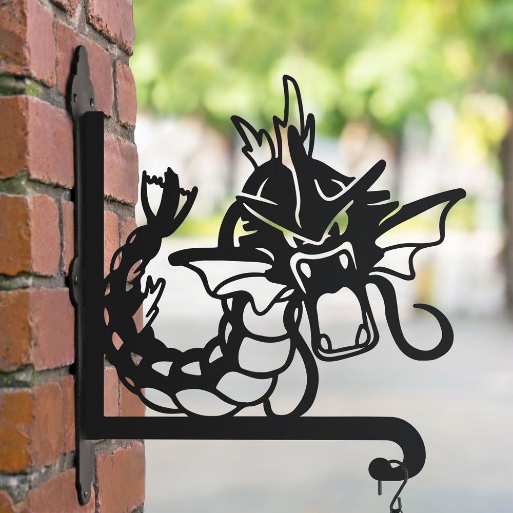 Steel Generation I Water Creature Hanging Basket Bracket | Black ...