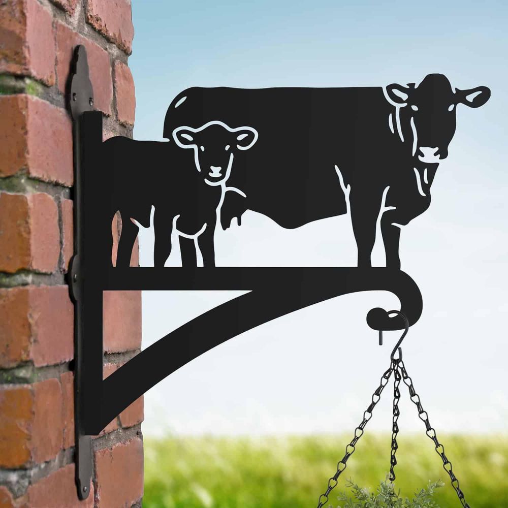 Steel South Devon & Calf Hanging Basket Bracket | Black Country Metalworks