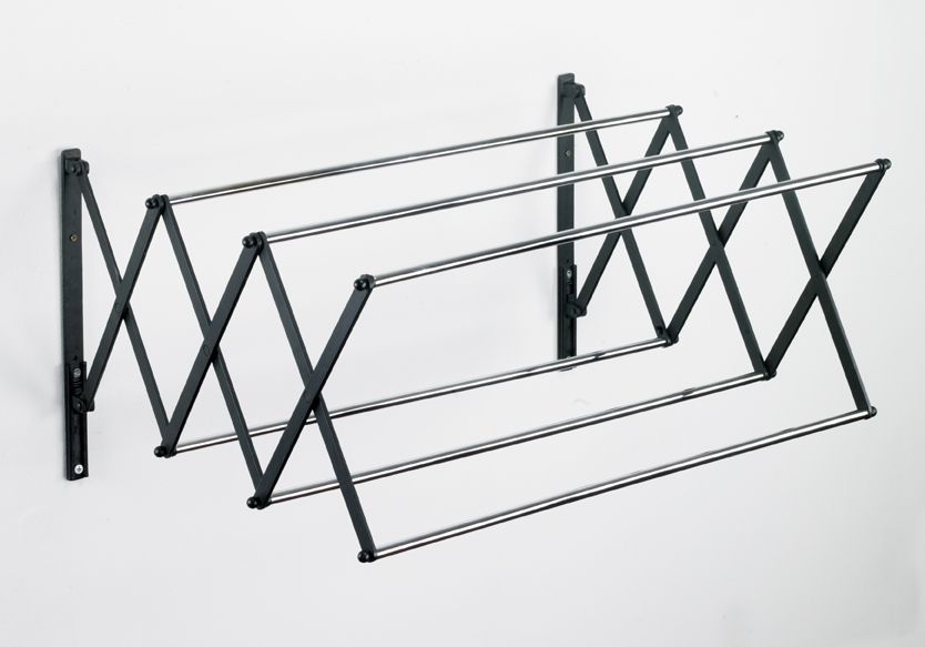 Lindham Spacesaver Telescopic Extendable Towel Rack | Black Country ...