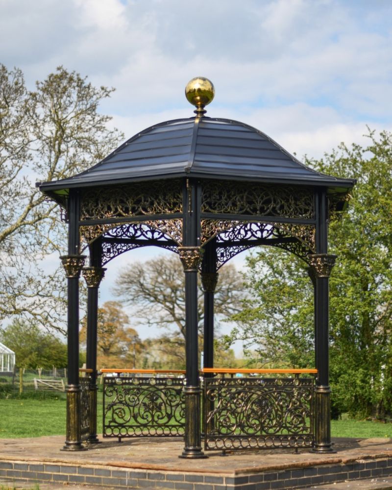 "The Versailles Temple" Ornate Solid Roof Garden Gazebo | Black Country ...