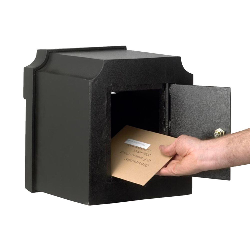 "The Farringdon" Wall or Pillar Mounted Post Box | Black Country Metalworks