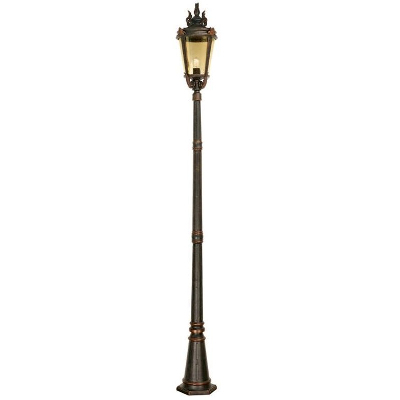 "Halethorpe" Dark Bronze Period Lamp Post 2.4m | Black Country Metalworks